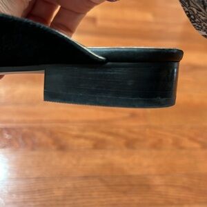 Halogen | Shoes | Halogen Corbin Leather Calf Hair Mules | Poshmark